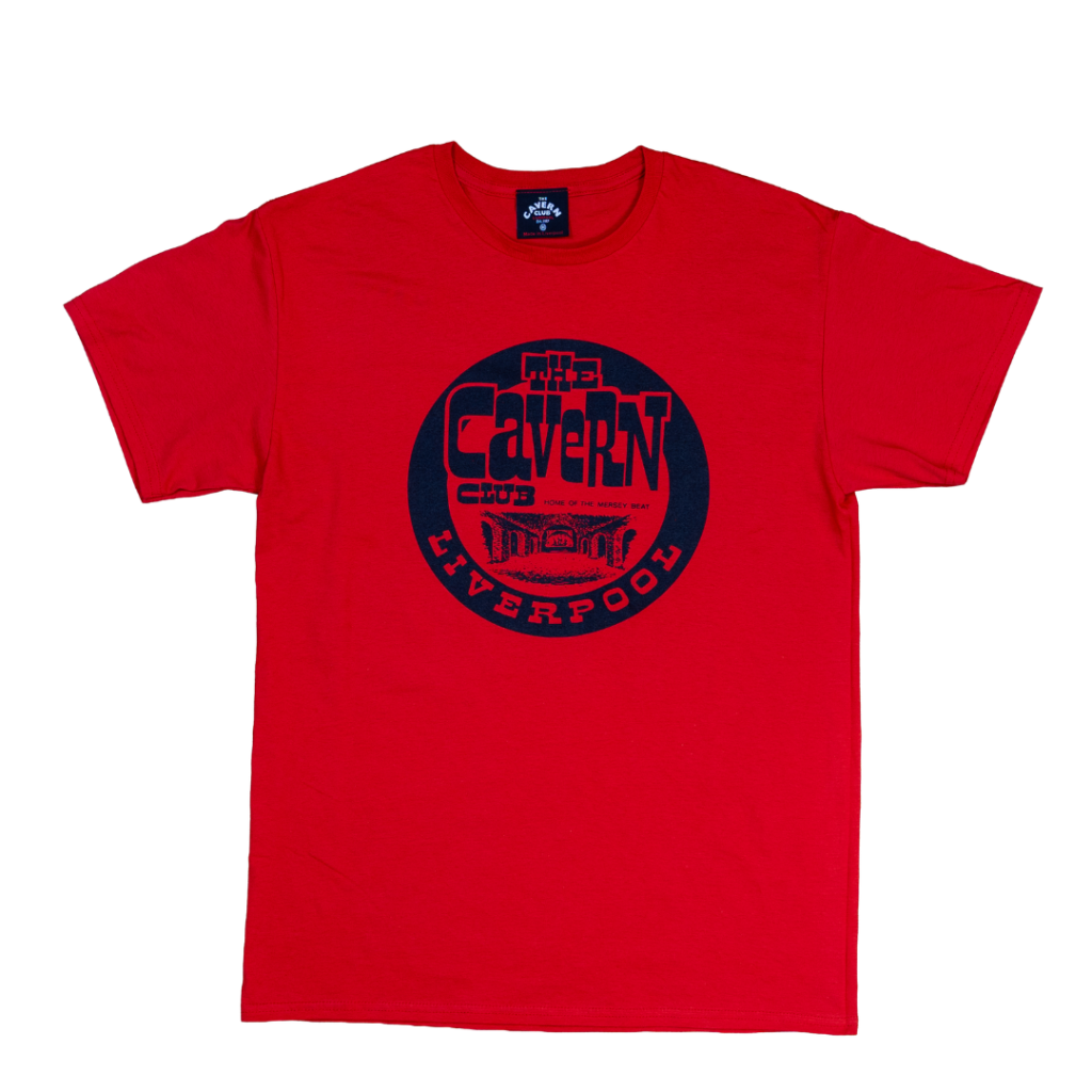 Men’s Cavern Club Liverpool Red Vintage Logo T-Shirt – Retro Badge ...