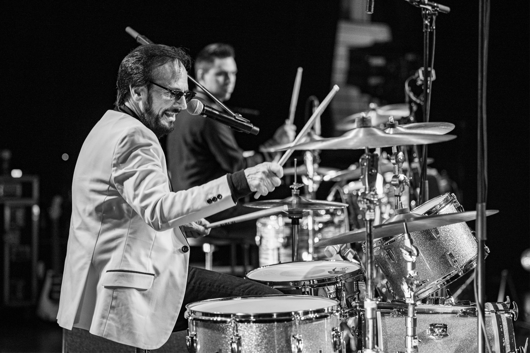 Ringo Starr Playing Drums